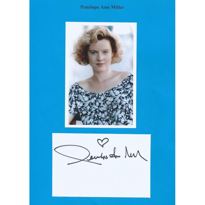 Penelope Ann MILLER Autograph
