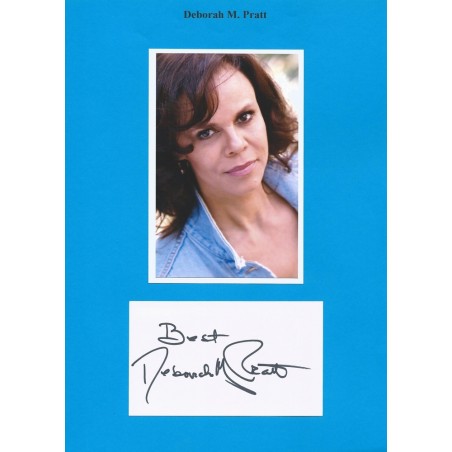 Deborah M. PRATT Autograph
