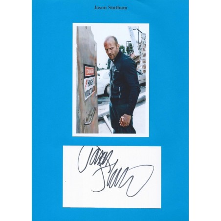 Jason STATHAM Autograph