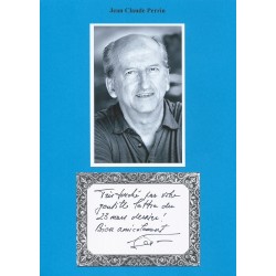 Autographe Jean Claude PERRIN