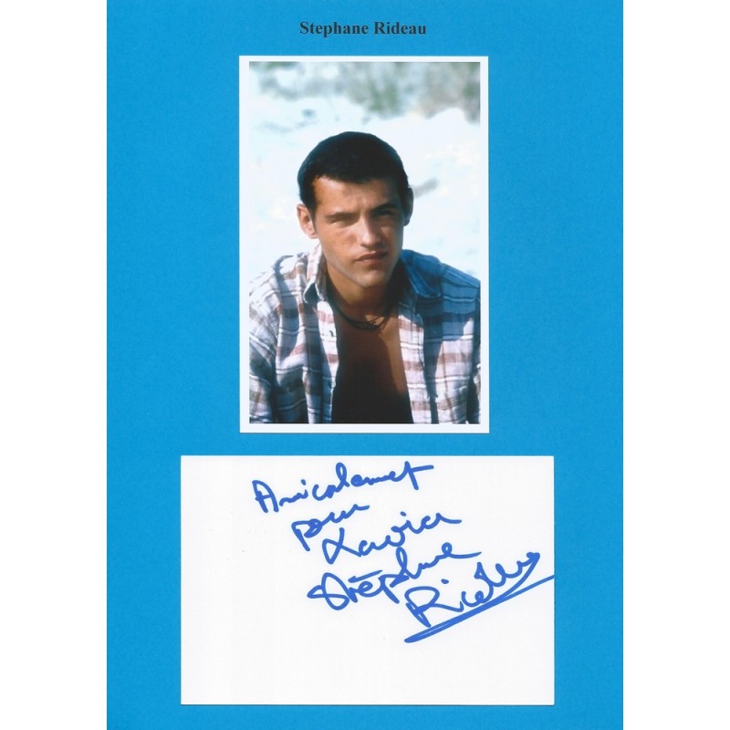 Stephane RIDEAU Autograph