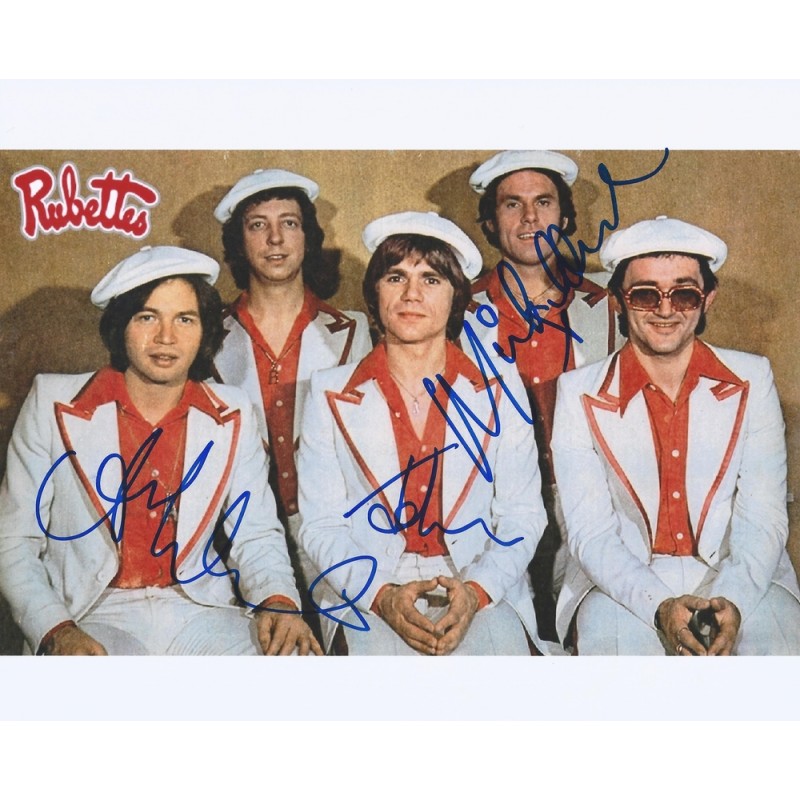 THE RUBETTES Autograph