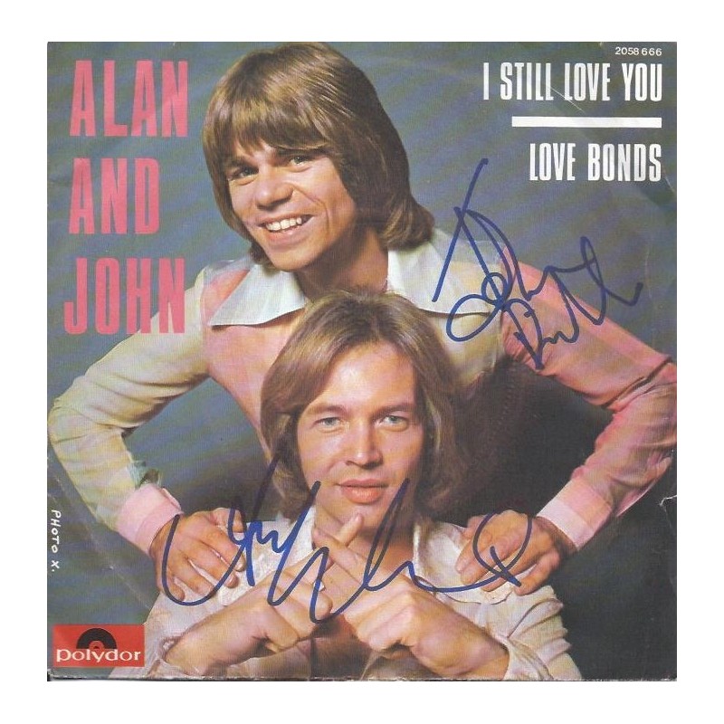 Autographe Alan & John - THE RUBETTES