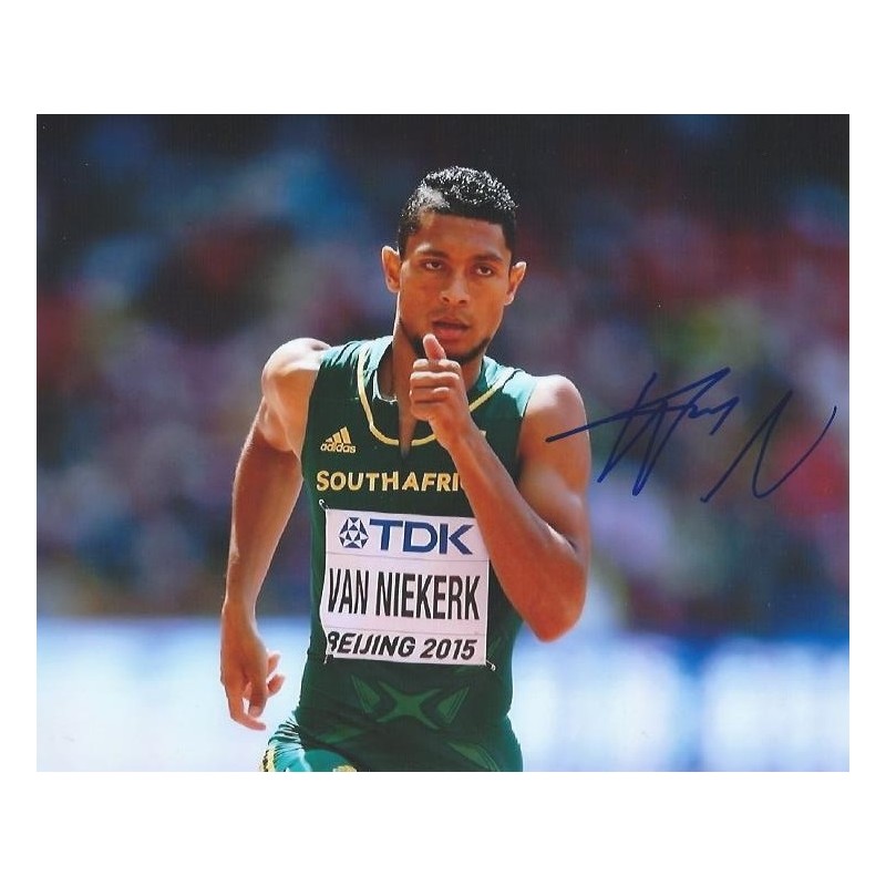 Autographe Wayde VAN NIEKERK
