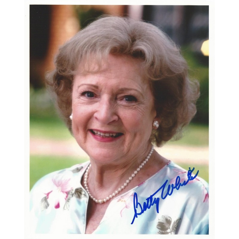 Betty WHITE Autograph