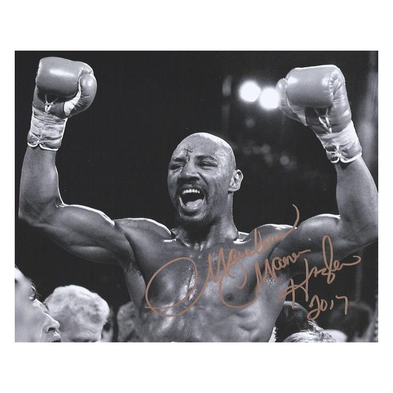 Autographe Marvelous Marvin HAGLER