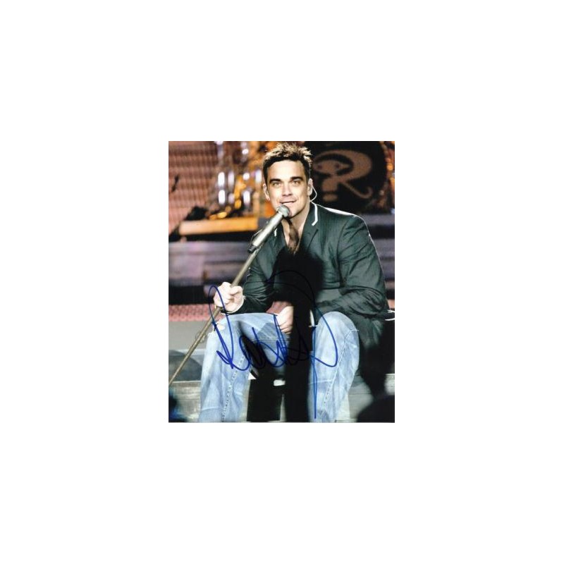 Robbie WILLIAMS Autograph
