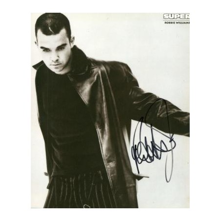Robbie WILLIAMS Autograph