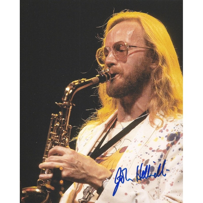 John HELLIWELL - SUPERTRAMP Autograph John HELLIWELL - SUPERTRAMP Autograph