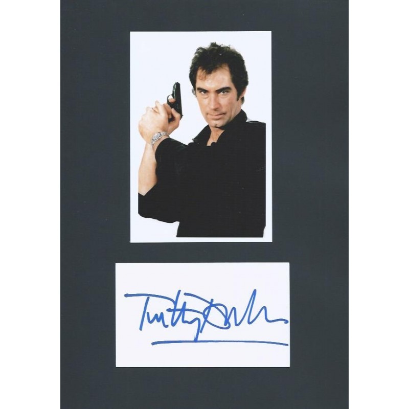 Timothy DALTON Autograph