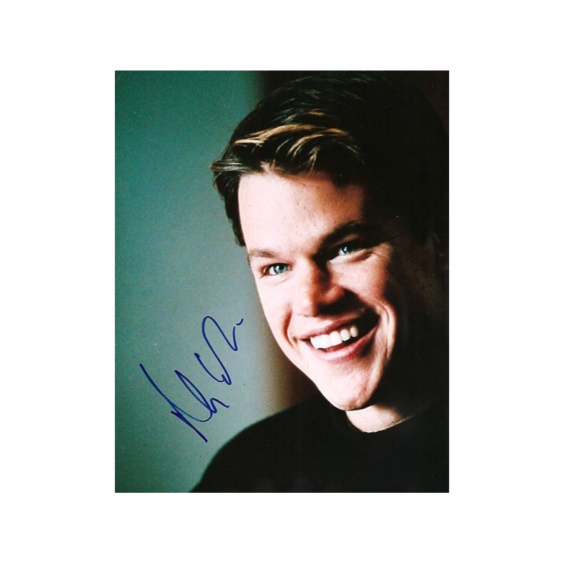 Matt DAMON Autograph