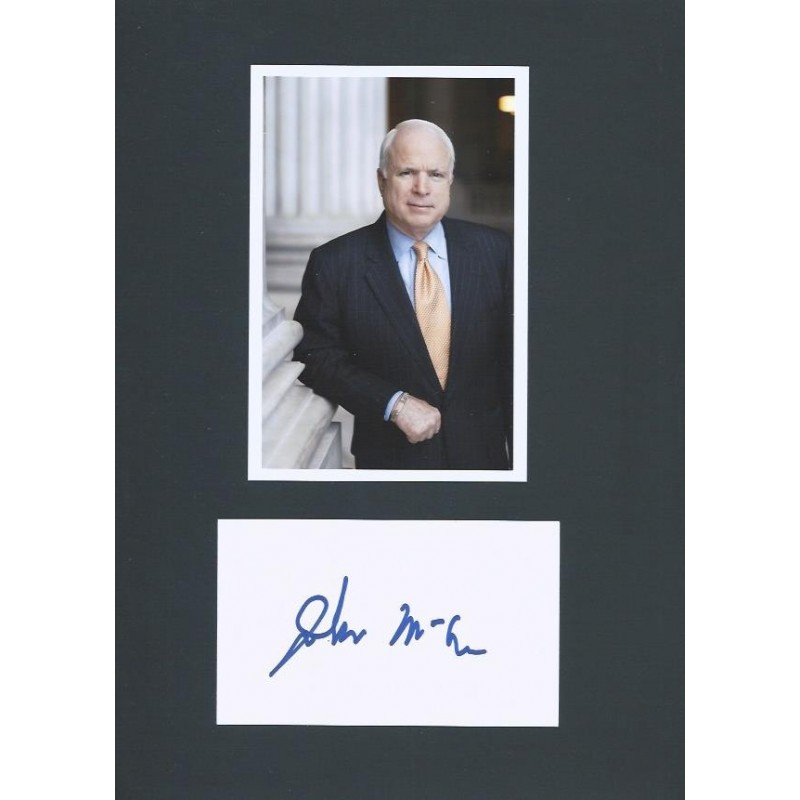 Autographe John MCCAIN