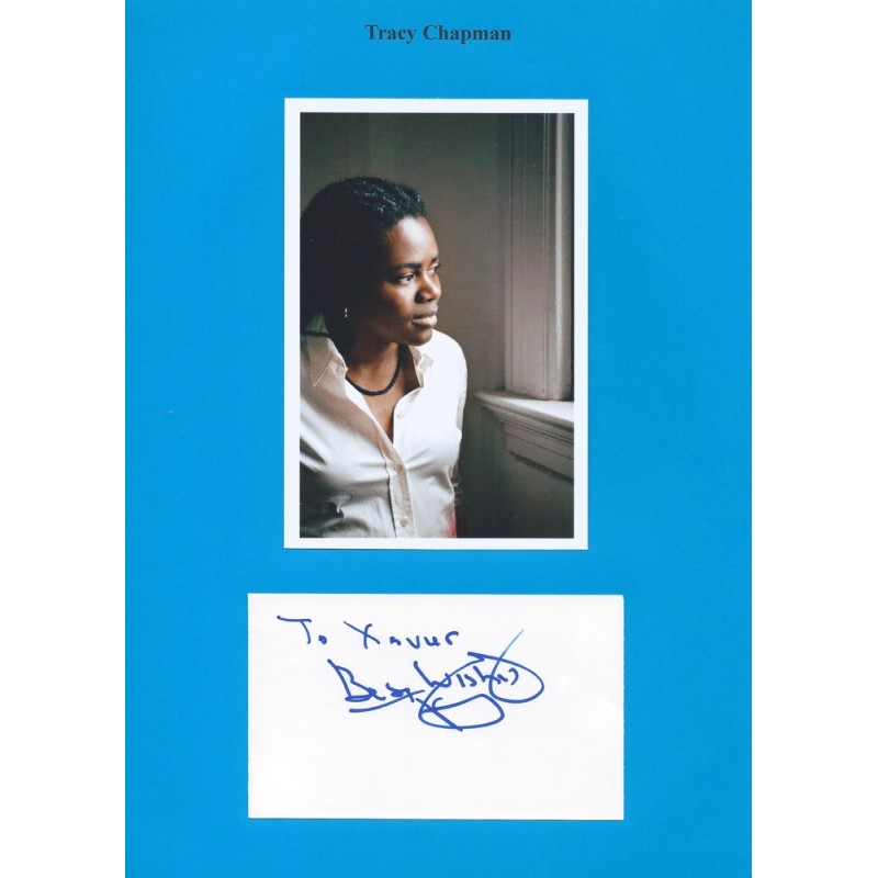Tracy CHAPMAN Autograph