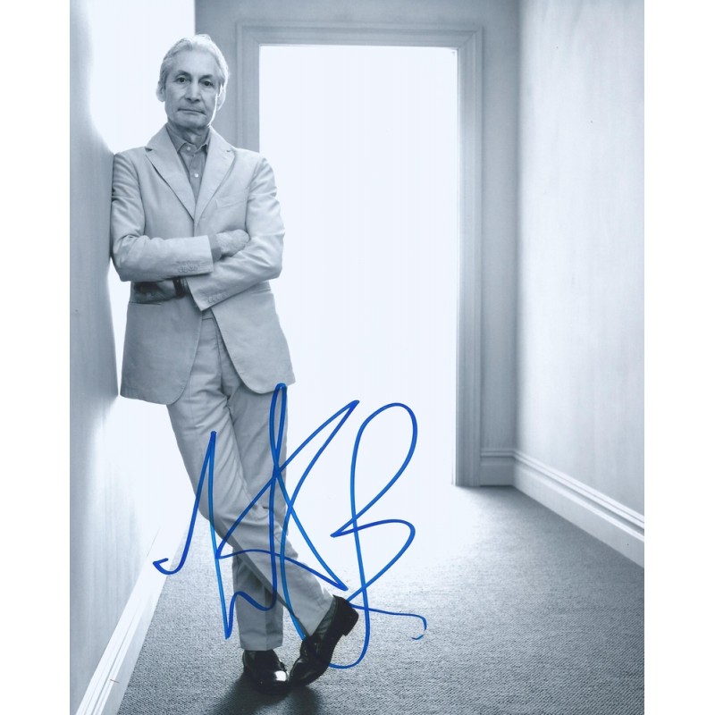 Charlie WATTS - ROLLING STONES Autograph