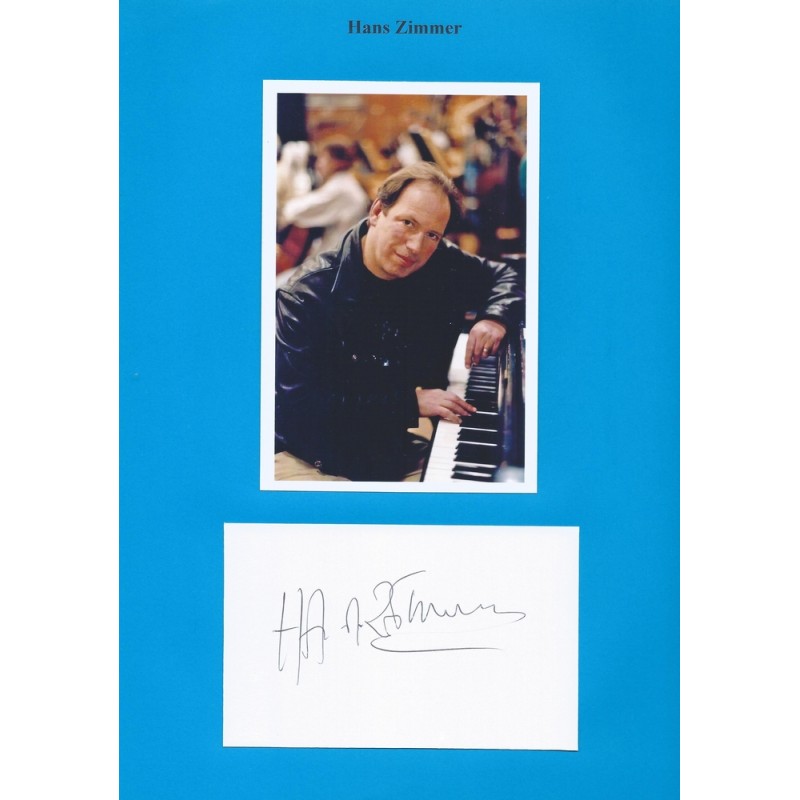 Hans ZIMMER Autograph