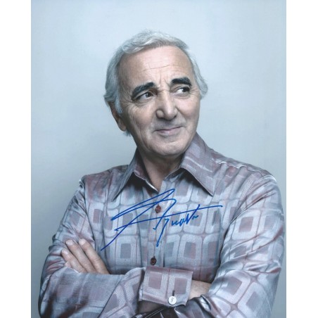 Autographe Charles AZNAVOUR