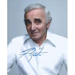 Charles AZNAVOUR Autograph
