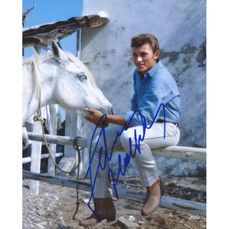 Johnny HALLYDAY Autograph
