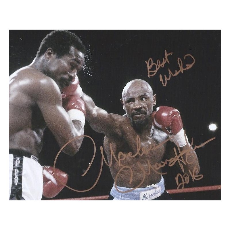 Marvelous Marvin HAGLER Autograph