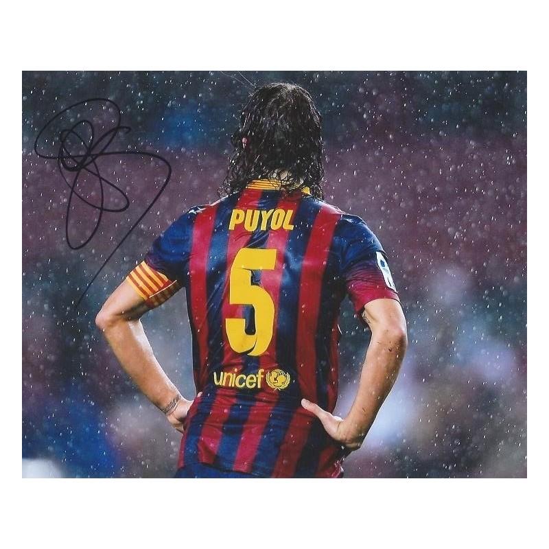 Autographe Carles PUYOL