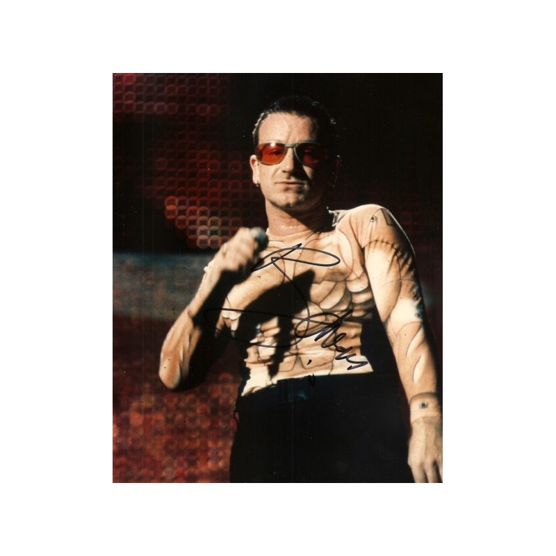 BONO - U2 Autograph