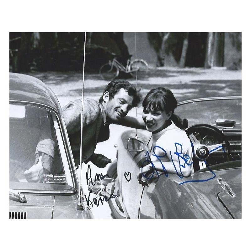 Jean Paul BELMONDO & Anna KARINA Autograph