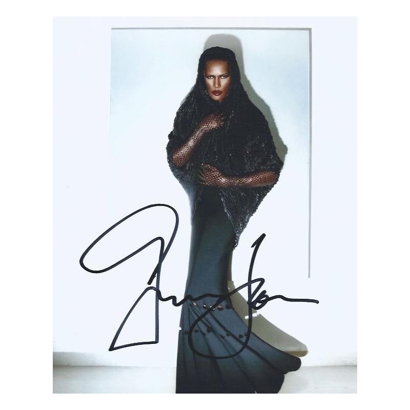 Grace JONES Autograph