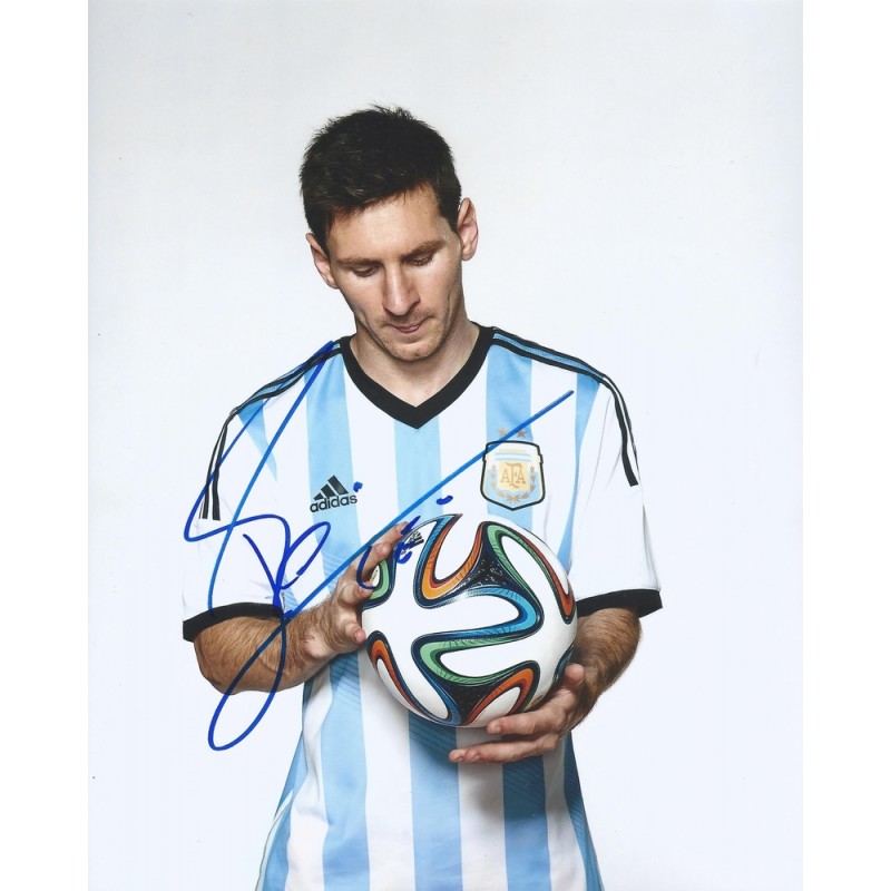 Autographe Lionel MESSI (Photo dédicacée)