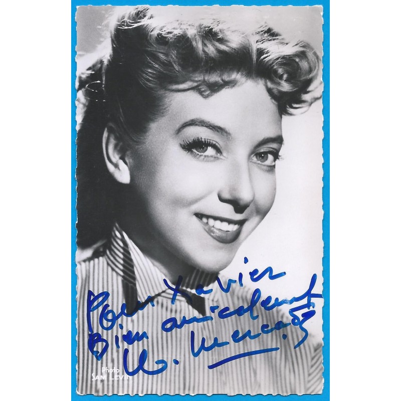 Marthe MERCADIER Autograph