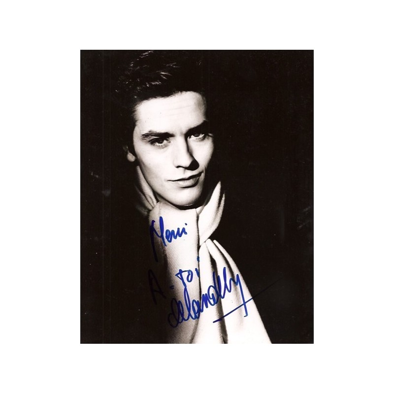 Alain DELON Autograph