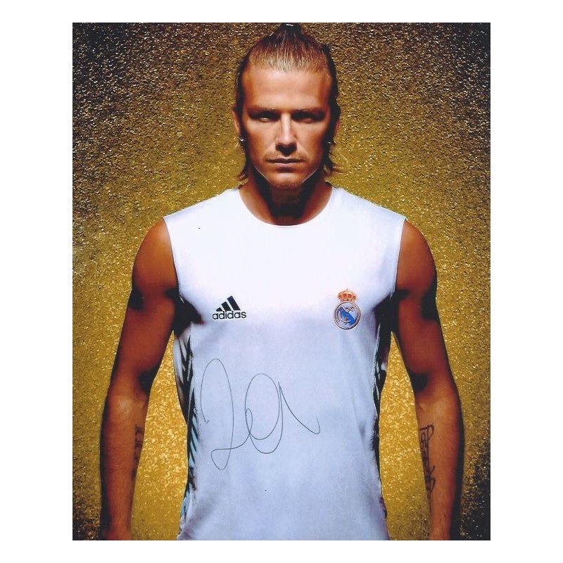 Autographe David BECKHAM