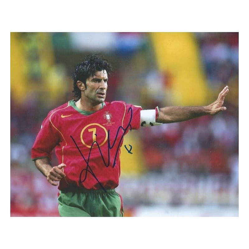 Luis FIGO Autograph