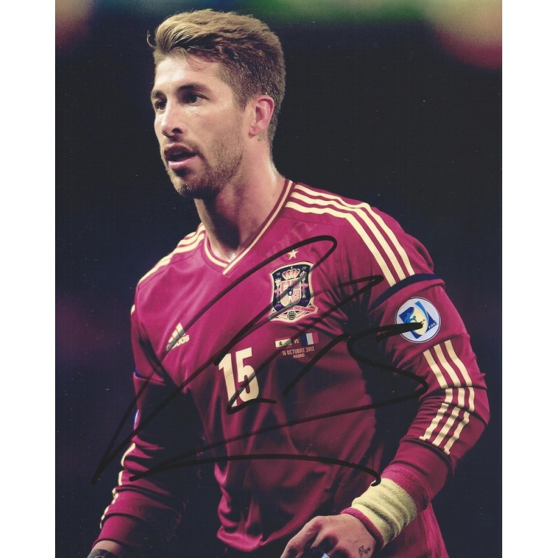 Sergio RAMOS Autograph