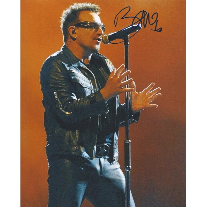 BONO - U2 Autograph