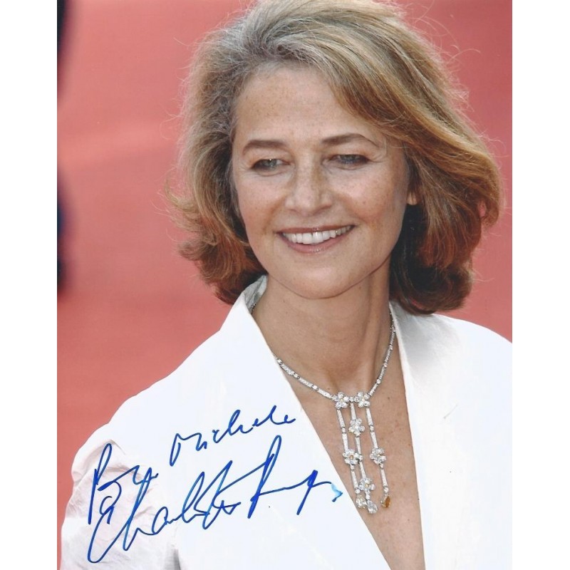 Charlotte RAMPLING Autograph