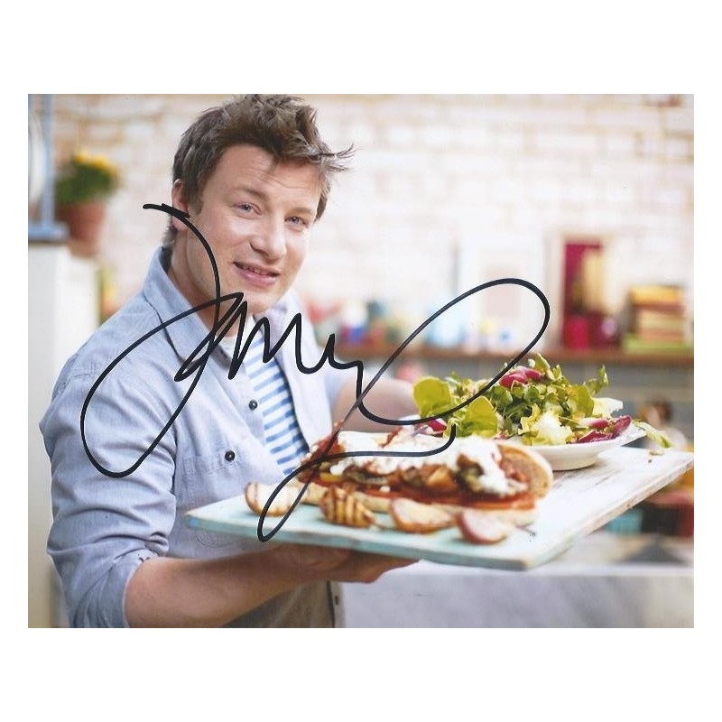 Collectibles Memorabilia Jamie oliver signed autographed photo Art ...
