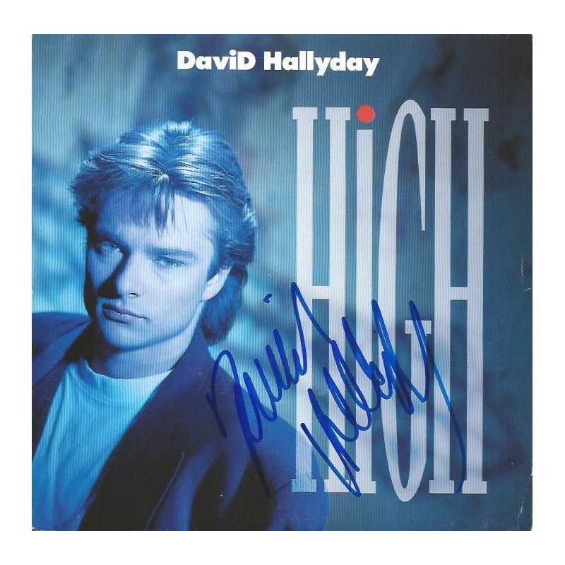 Autographe David HALLYDAY