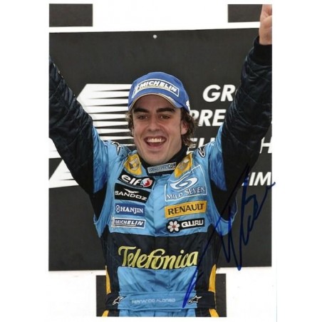 Fernando ALONSO Autograph