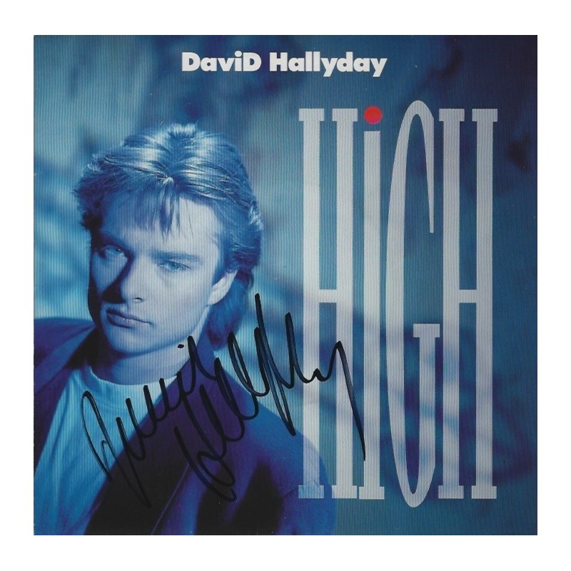 David HALLYDAY Autograph