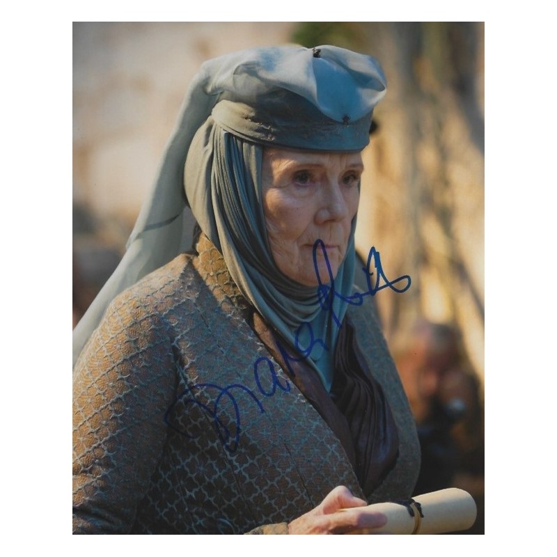 Diana RIGG Autograph