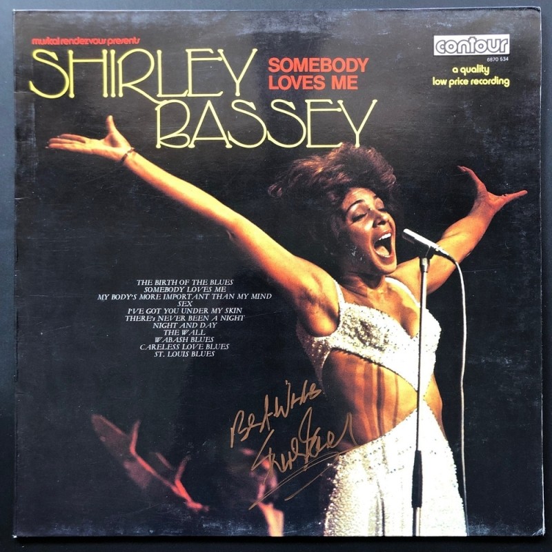 Shirley Bassey Autograph