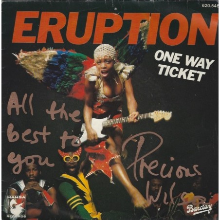 Precious WILSON - ERUPTION Autograph