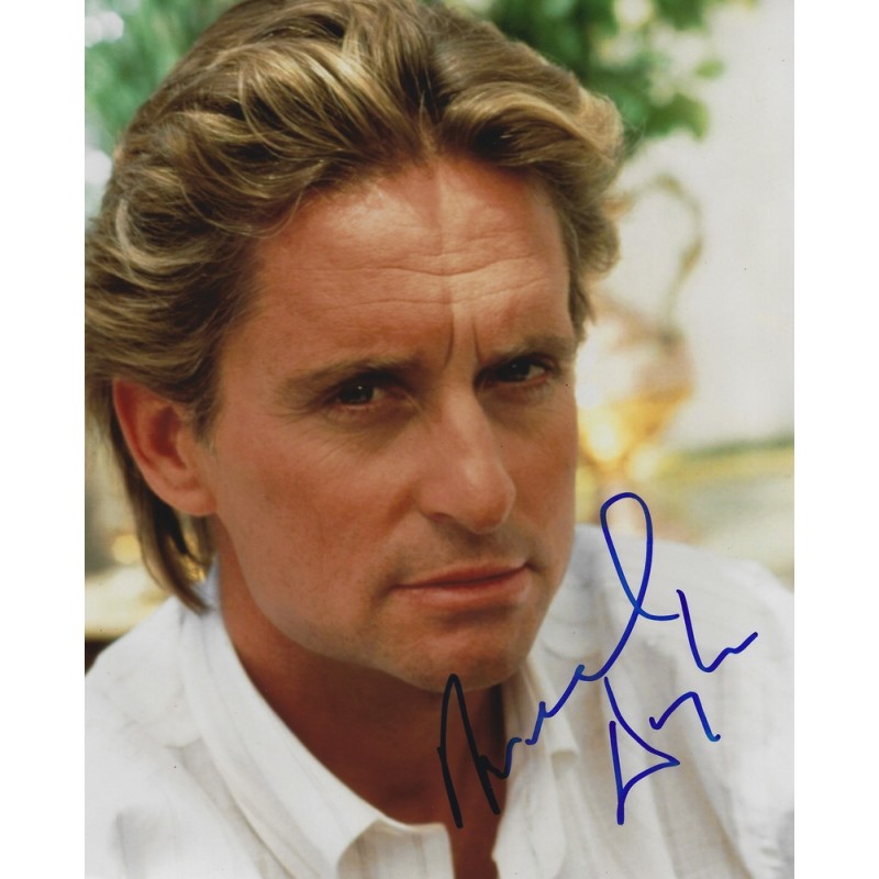 Autographe Michael DOUGLAS