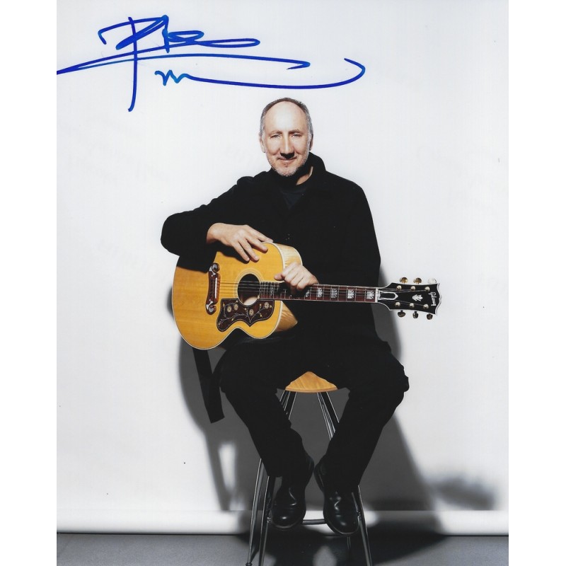 Pete TOWNSHEND - THE WHO Autograph