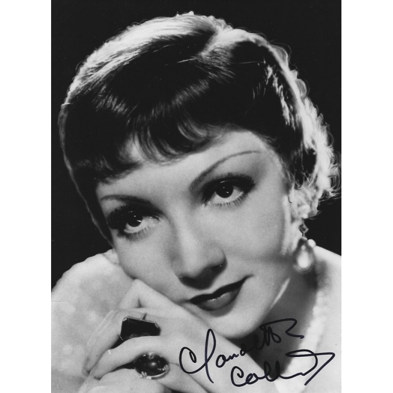Claudette COLBERT Autograph