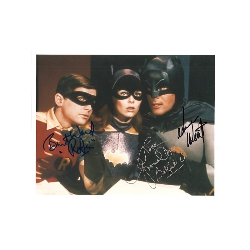 Yvonne CRAIG, Burt WARD & Adam WEST - BATMAN Autograph