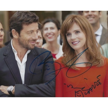 Patrick BRUEL & Isabelle CARRE Autograph