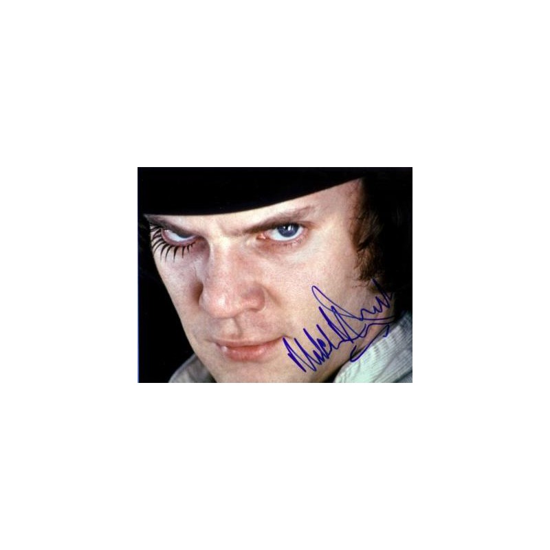 Autographe Malcolm MCDOWELL
