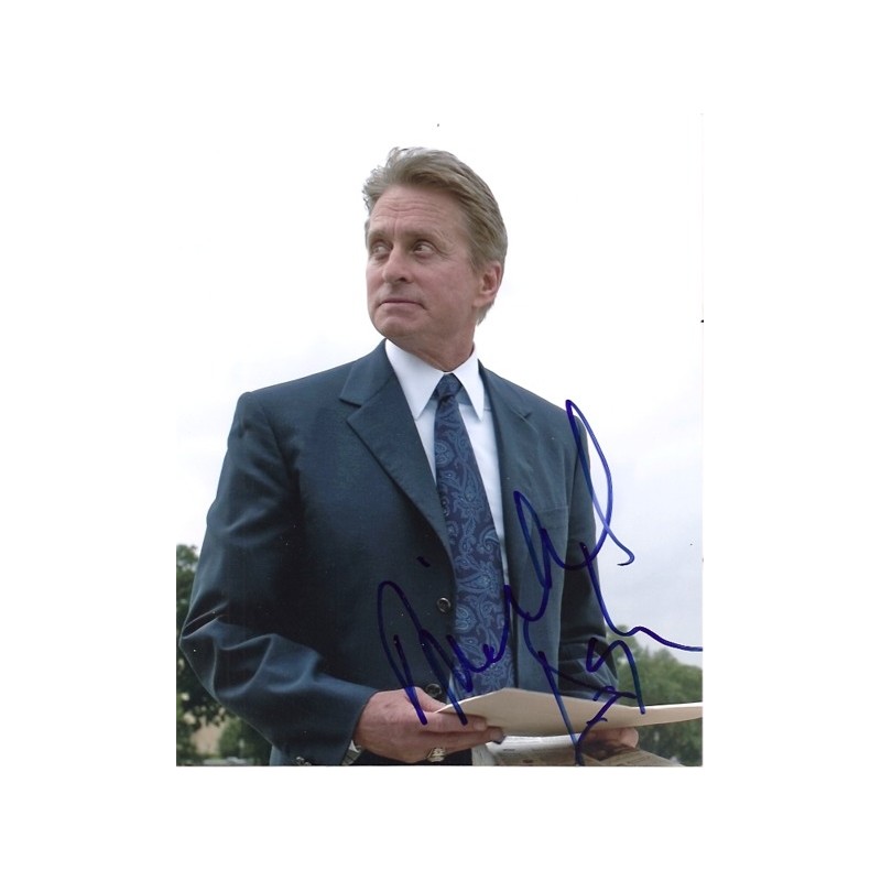 Autographe Michael DOUGLAS