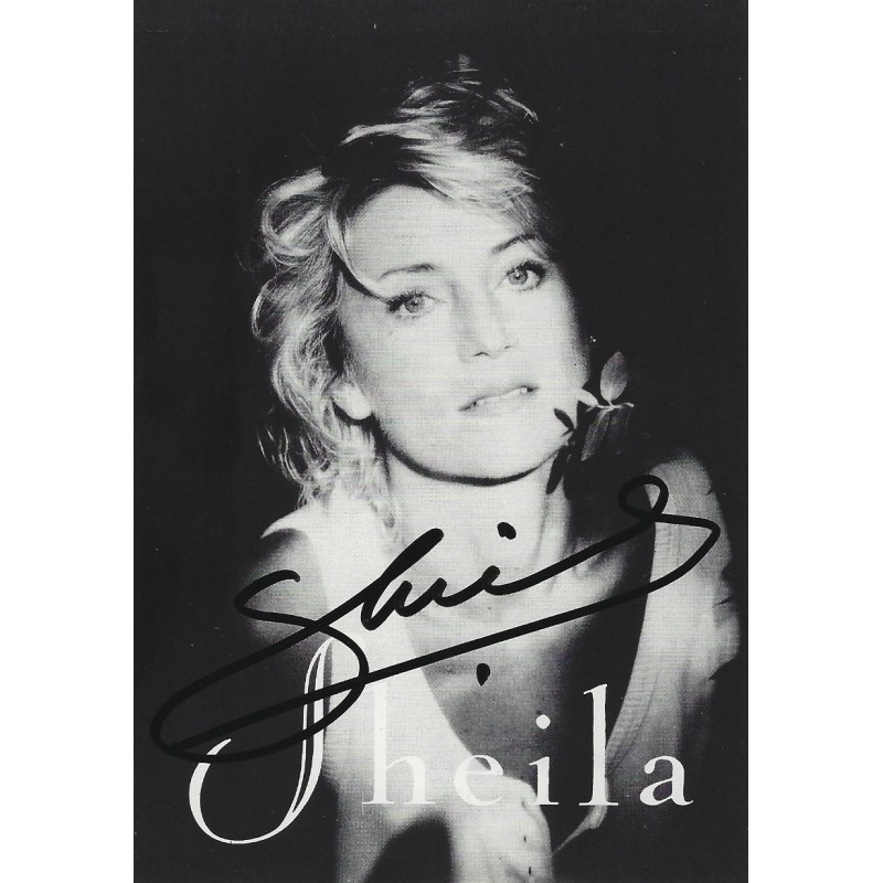 Autographe SHEILA